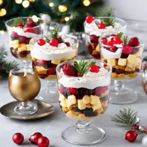 Christmas Mini Trifles - Recipe Viral