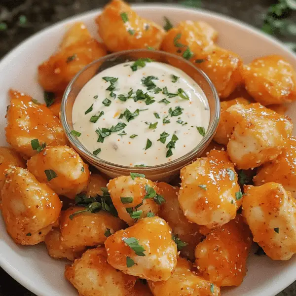 Baked Buffalo Chicken Bites - Recipe Viral