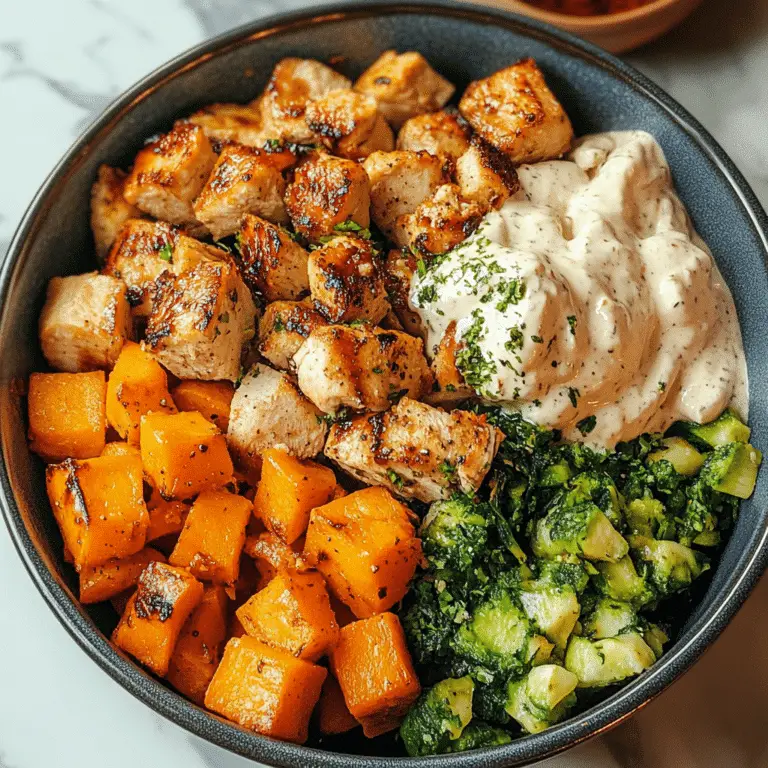 Chicken and Sweet Potato Bowls - Recipe Viral